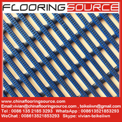 Open Grid Non slip PVC Grid Matting Pool Side Matting Leisure Wet Area Matting