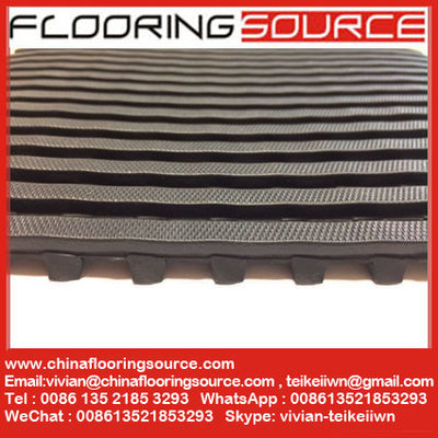 Heavy Duty PVC Grid Safety Matting Water Drainage slip-resistant barefoot matting