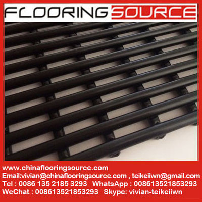 PVC Tubular Matting PVC Tubes Open Grid  Self Draining Safety Matting Slip Resistant Comfortable Cushioned Surface