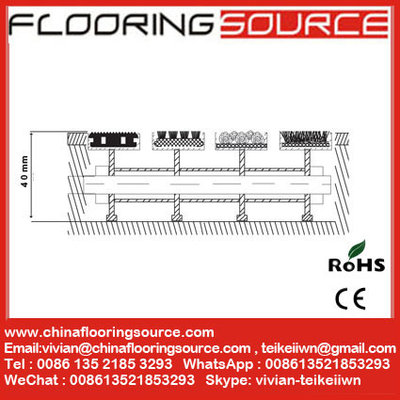 Heavy Duty Aluminum Recessed Mats Entrance Grilles Mat Entrance Flooring for Public Buildings Entrance Areas