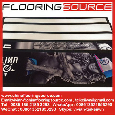 Customized Printed Bar Runner Nitrile Rubber Backing Polyester Top Runners Mats Promotional Beer Runner
