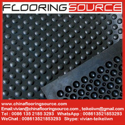 Industrial Rubber Floor Mat Anti-Fatigue Matting Bubble Design Nitrile Rubber Material Non-slip comfortable for standing