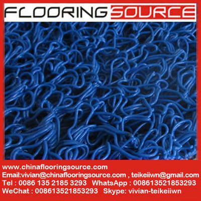 High quality soft PVC Loop Coil Matting Anti-slip and Dust Control Matting for wet areas or entrance areas