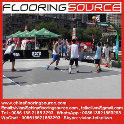 Plastic Interlocking modular Sports Flooring outdoor & indoor basketball court sports flooring