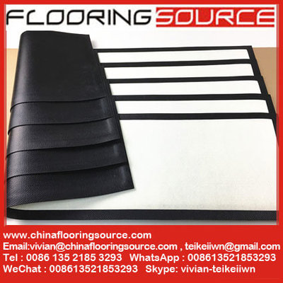 Bar Runners Bar Mats nitrile rubber base white polyester felt printable top for Dye Sublimation Heat Transfer