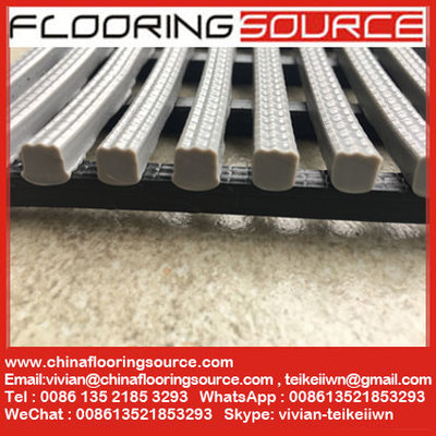 PVC Grid Mat Non Slip Safety Floor Mats two layers 4 ways Draining Water Anti-skid for Wet Areas around swimming pools