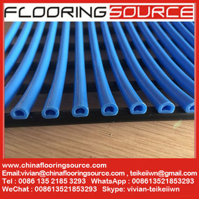 Non slip Safety PVC Tube Floor Mat Open Grid Drainage Mat for Wet Areas and Wet Rooms Plastic Floor Mats Anti Slip Mat