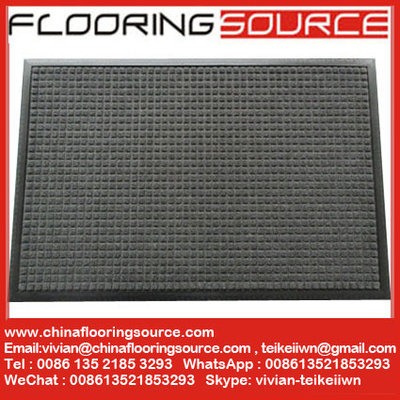 Heavy Duty Waterhold Safety Entrance Door Mat Rubber Backing Polyester Fiber Absorb Water Scrape Dirt Anti slip