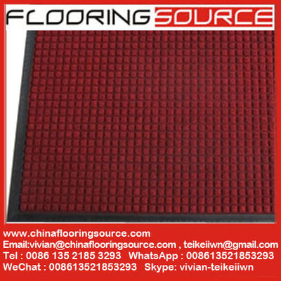 Heavy Duty Waterhold Safety Entrance Door Mat Rubber Backing Polyester Fiber Absorb Water Scrape Dirt Anti slip