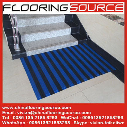 PVC S Mesh Floor Mat PVC Z Web Mat Non Slip for Entrance and Wet Areas