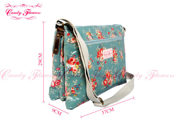 Green Small Floral Girls Messenger Bags Cross Body For Teenagers