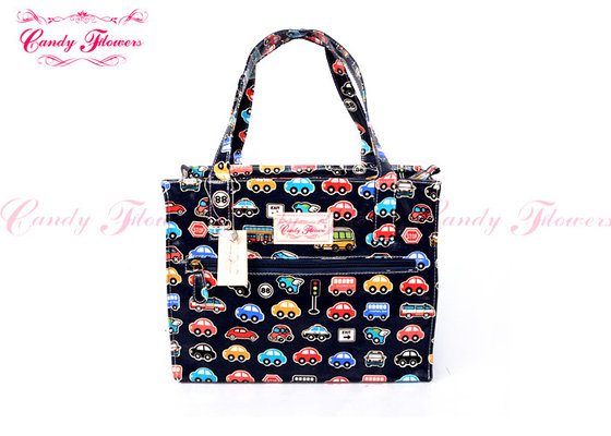 Girls Printed Reusable Shopping Bags Lightweight Canvas For Spring