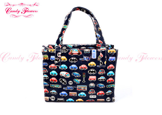 Girls Printed Reusable Shopping Bags Lightweight Canvas For Spring