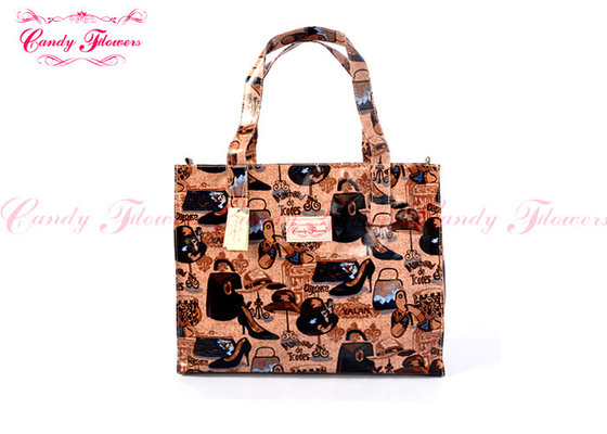 Fashion Large Printed Reusable Shopping Bags Customized For Female
