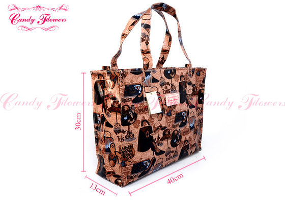 Fashion Large Printed Reusable Shopping Bags Customized For Female