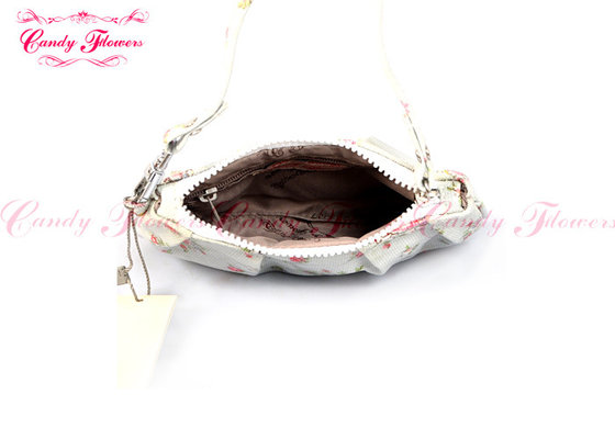 Fashion Mint Green Small Floral Zippered Coin Purse wallet for womens