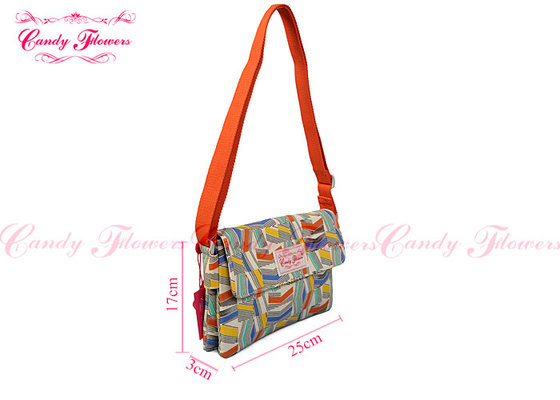 Custom PrintedGirls Messenger Bags , Leisure One Shoulder Book Bags
