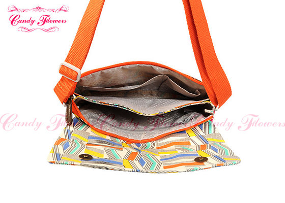 Custom PrintedGirls Messenger Bags , Leisure One Shoulder Book Bags