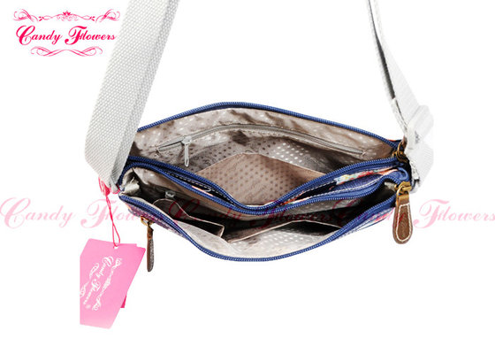 Lovely Girls Girls Messenger Bags Dogs Pattern PVC Weatherproof Canvas