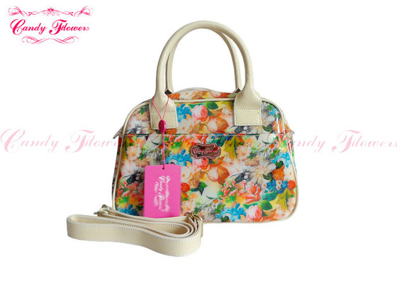 Eco Friendly Leisure Large flower print Handbags for Spring / Summer / Autumn