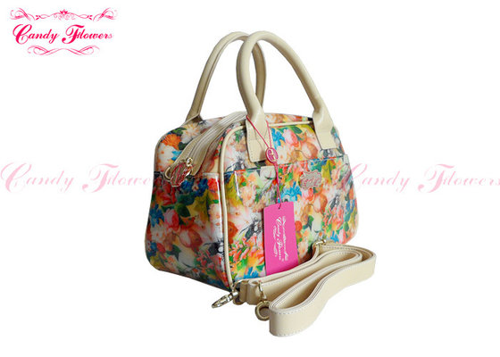 Eco Friendly Leisure Large flower print Handbags for Spring / Summer / Autumn