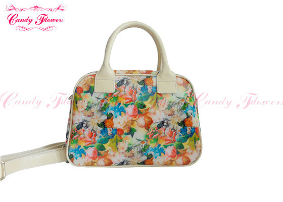 Eco Friendly Leisure Large flower print Handbags for Spring / Summer / Autumn