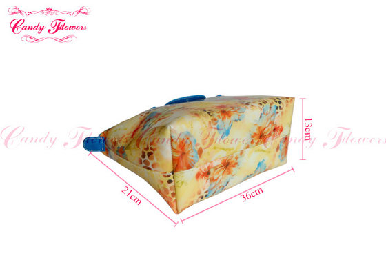 Ladies floral print handbags canvas beach totes for appointment