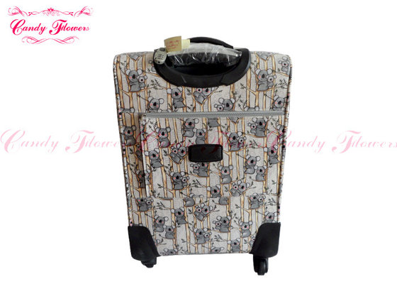 Lightest Weight 21 inch luggage / suitcases with 4 wheels , Koala Climbing Bamboo Design