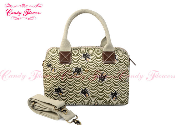 Lovely Black Cats Ladies Large Handbags With Pockets Personalized