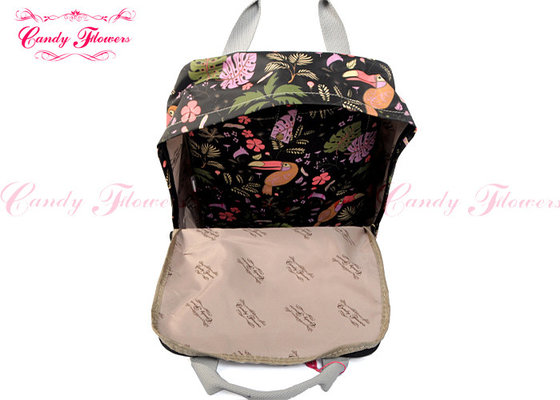 Large Floral Flower Print Backpack