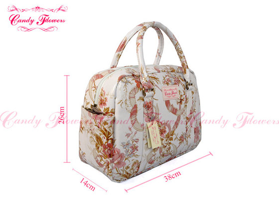 Custom Elegance Floral Print Handbags , Fashion Ladies Purse Bag