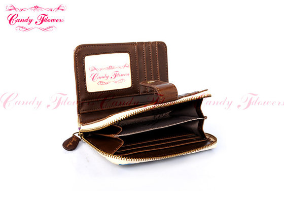 Milky White womens credit card holder wallet with Animals Design