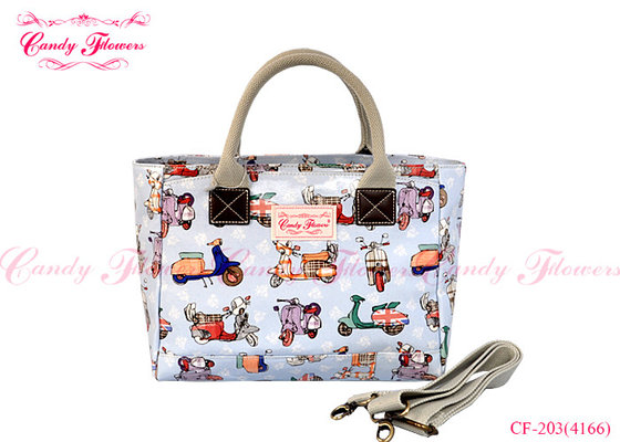 Fashion Small Floral Print Handbags Electric Cars Pattern