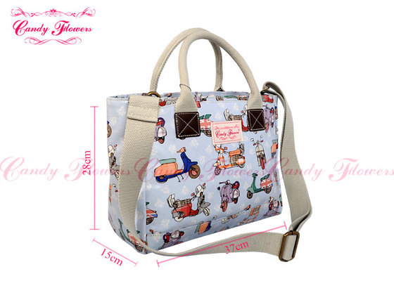 Fashion Small Floral Print Handbags Electric Cars Pattern