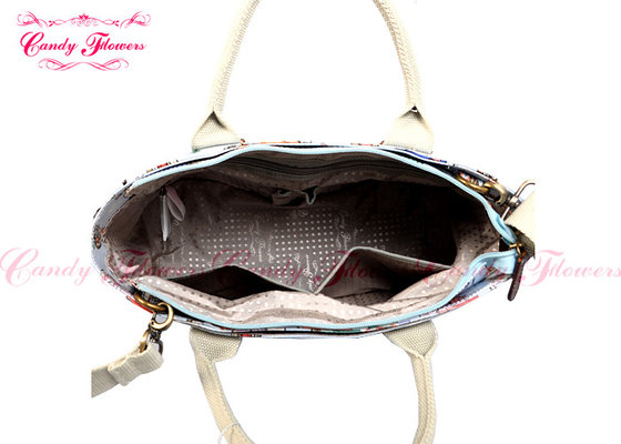 Fashion Small Floral Print Handbags Electric Cars Pattern