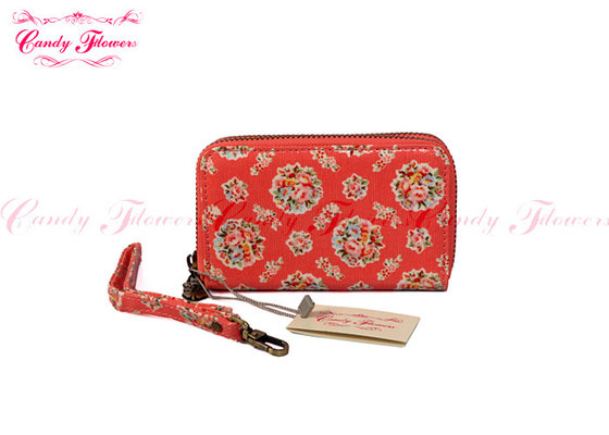 Elegant Red Ladies Card Wallet