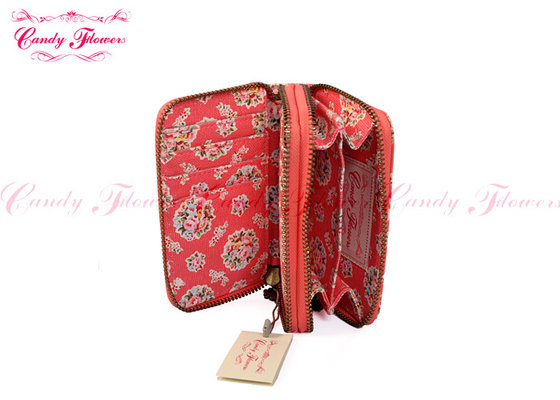 Elegant Red Ladies Card Wallet
