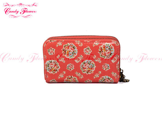 Elegant Red Ladies Card Wallet