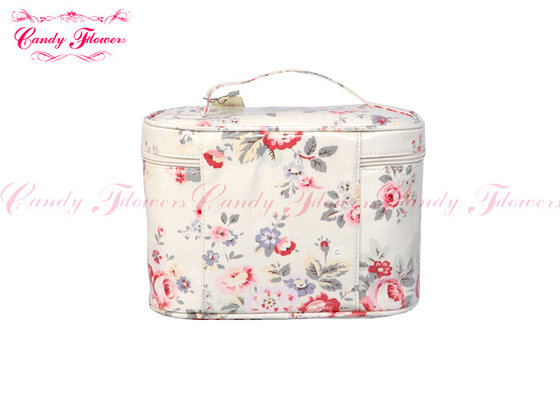 Vintage Large Cosmetic Makeup Carrying Case For Girls / Ladies