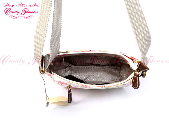 Flower Print small Girls Messenger Bags , Cross body bags for women