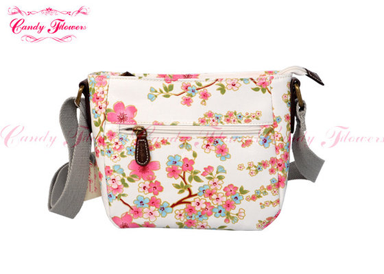 Flower Print small Girls Messenger Bags , Cross body bags for women