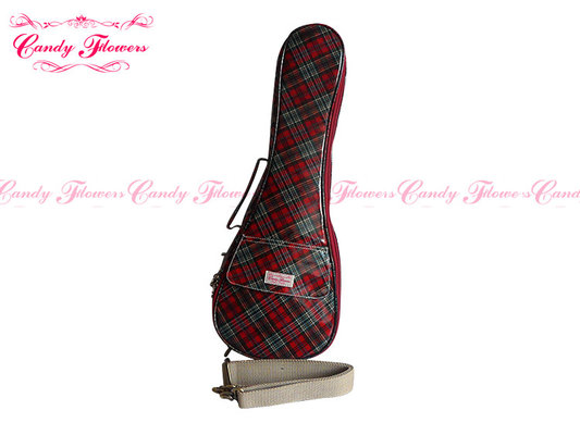 Fashion Modern England Grid Violin Bag Waterproof Tartan Design Check Pattern