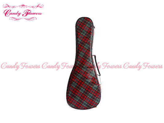 Fashion Modern England Grid Violin Bag Waterproof Tartan Design Check Pattern