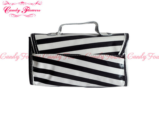 Lovely Stylish Cosmetic Bag Water Proof Long String Pattern With Mirror