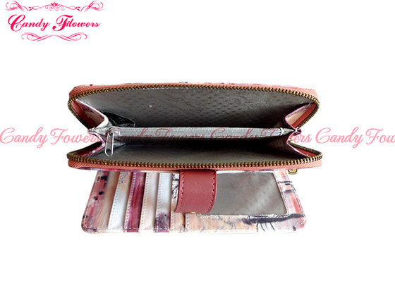 Elegant Digital Pattern Ladies Card Wallet Fashion Convenient Autumn Oil Printing