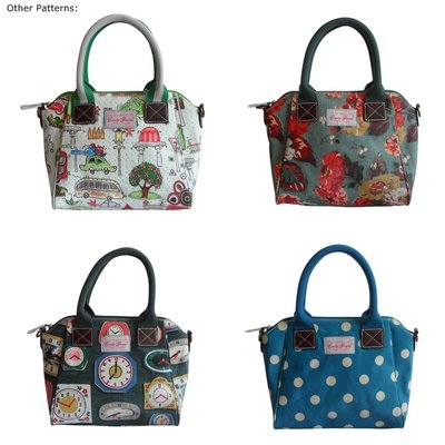 Premium Town View Floral Canvas Bag