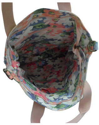 Women 2 in 1 Reversible Folded Girl  Messenger Bag / Tote Bag Waterproof