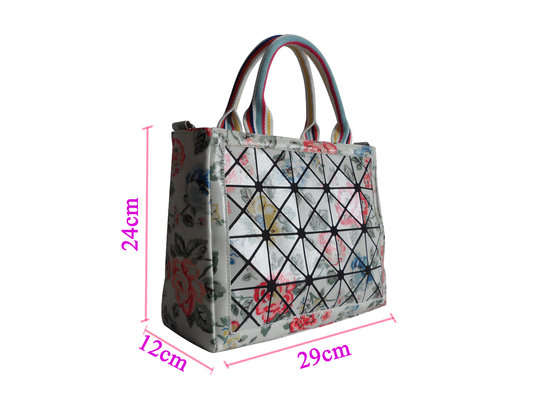Canvas Waterproof Womens Tote Handbags , Customized Large Tote Bag