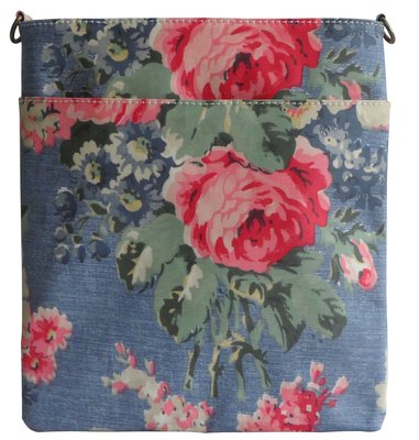 Mini Cross Body Bag Fashion Trailing Rose Canvas with Detachable Strip