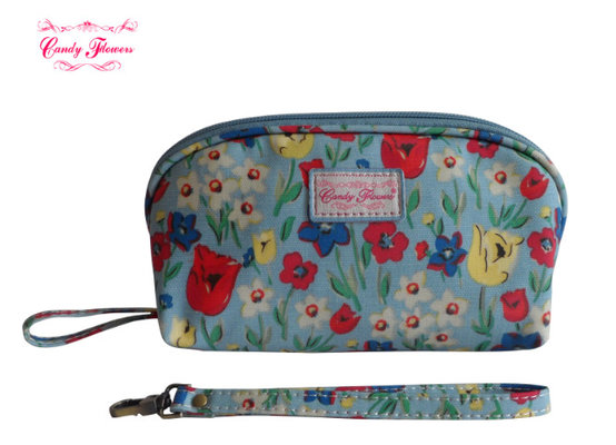 Colorful Fashion Personalized Makeup Bags Cosmetic With Pocket Mirror